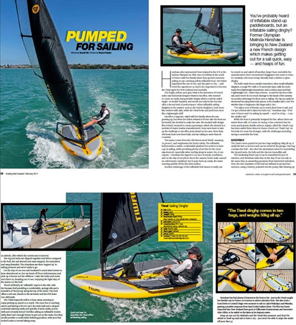 Pumped for sailing - Tiwal Sailboats