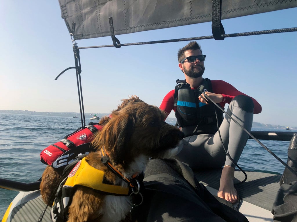 Can I sail with my dog? - Tiwal Sailboats